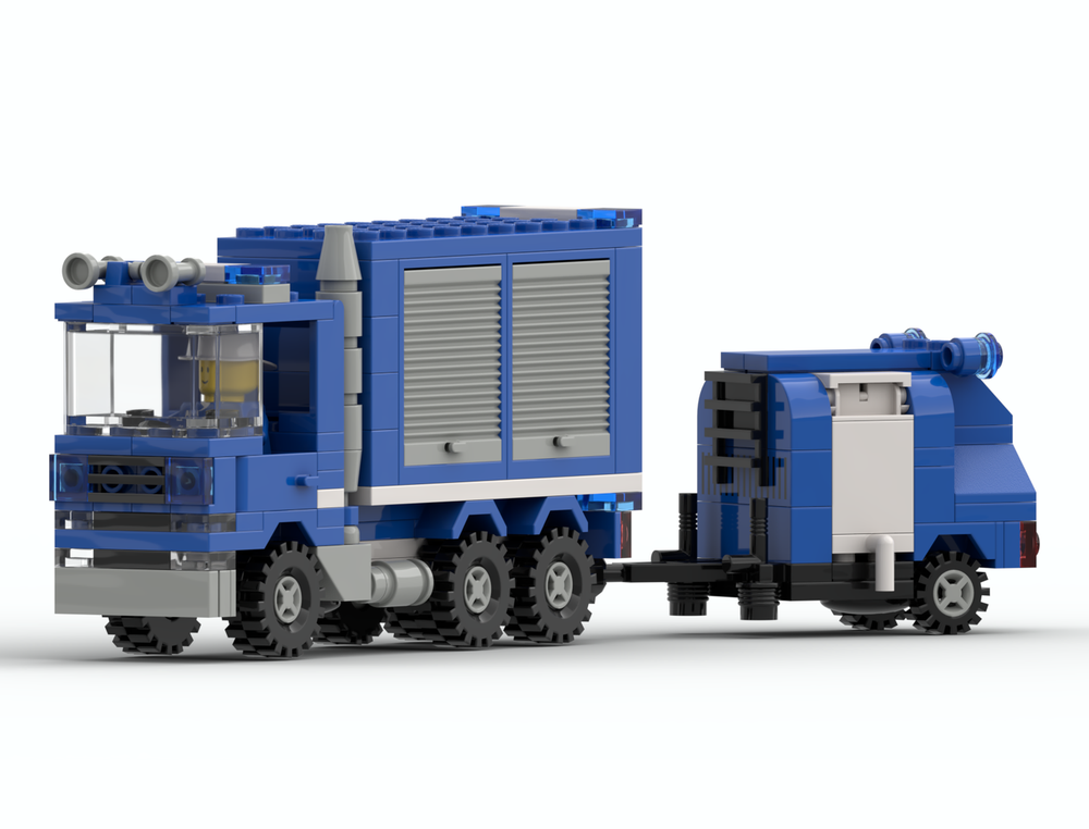 LEGO MOC THW Truck with Compressor by RUL1982 | Rebrickable - Build ...