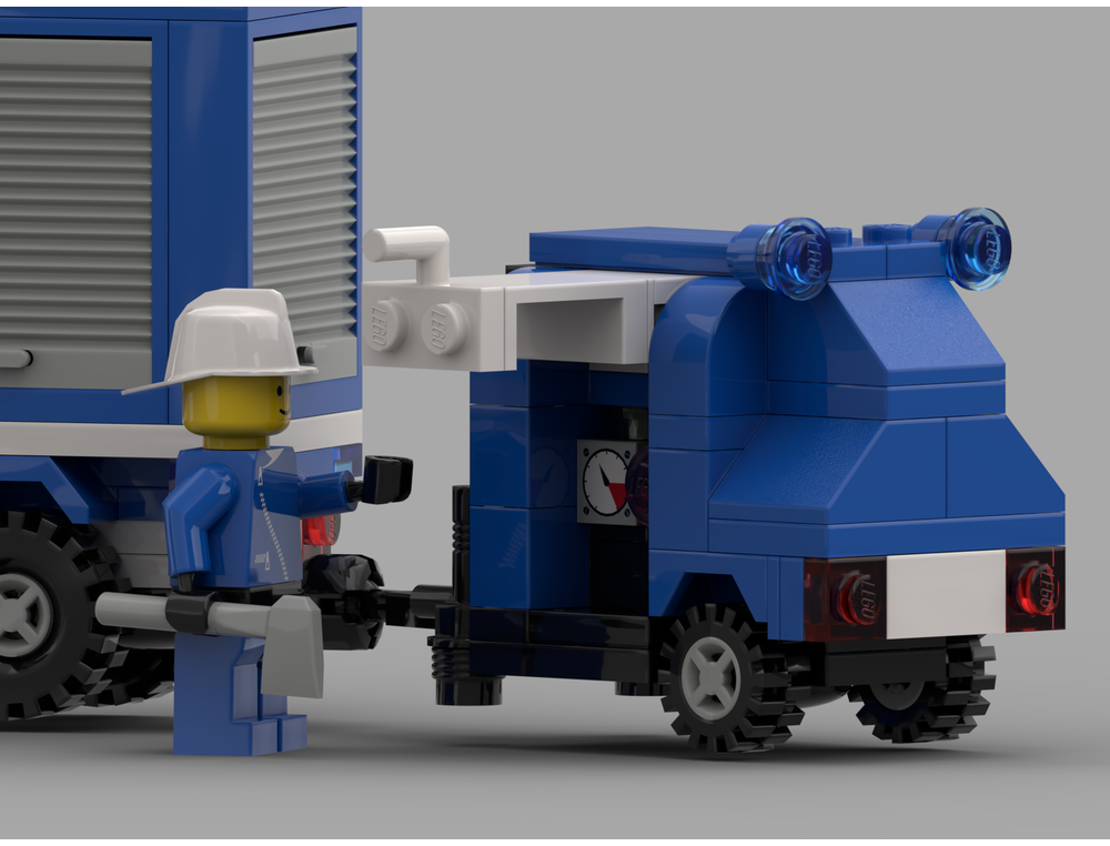 LEGO MOC THW Truck with Compressor by RUL1982 | Rebrickable - Build ...