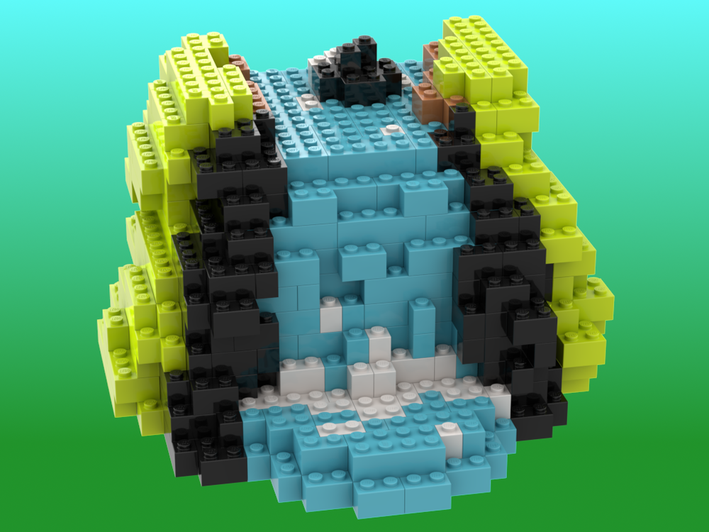 LEGO MOC Black Rock Waterfall by DoesTheBrick | Rebrickable - Build ...