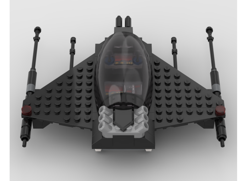 LEGO MOC Two Person Combat Jet by FlamingAssassin | Rebrickable - Build ...