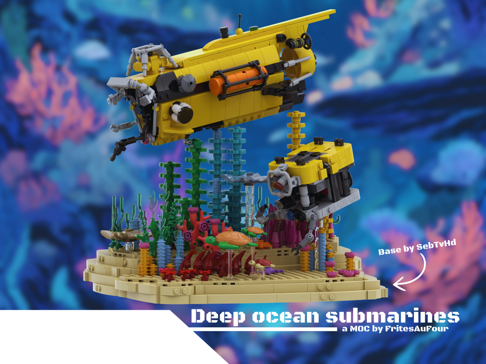 Lego Moc Deep Ocean Submarines By Fritesaufour Rebrickable Build