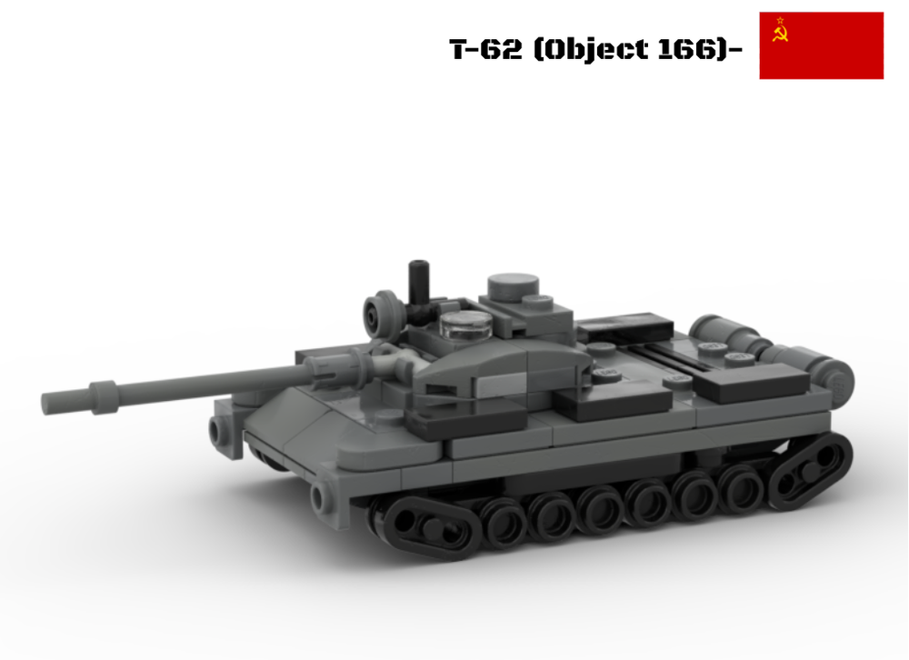 LEGO MOC T-62 (Object 166) by BasicBuilder23 | Rebrickable - Build with LEGO