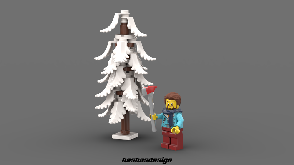 LEGO MOC Small Spruce Tree by besbasdesign | Rebrickable - Build with LEGO