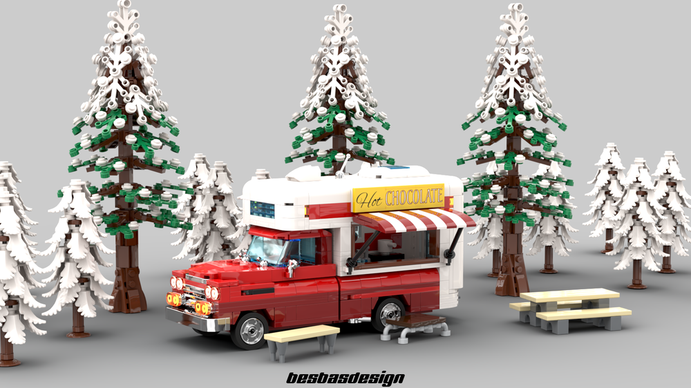 LEGO MOC Chevrolet Apache Food Truck by besbasdesign | Rebrickable ...