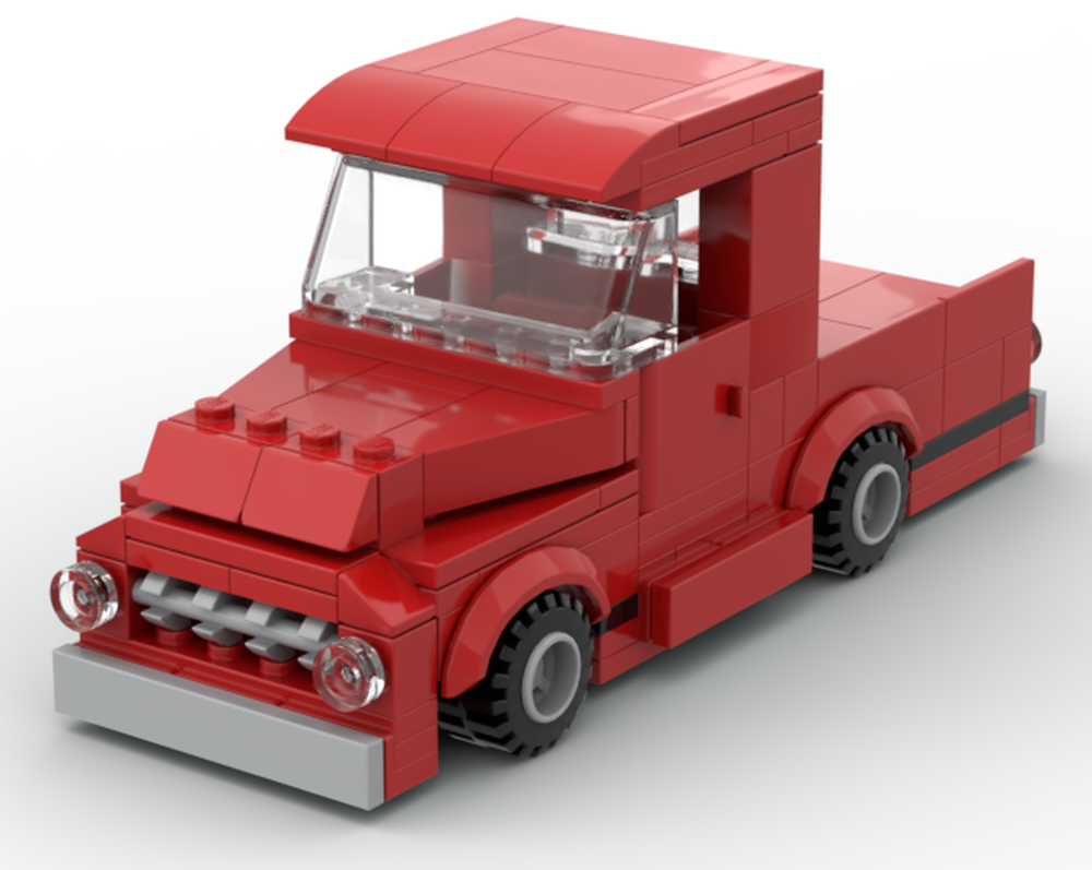 LEGO MOC Vintage Ford Truck by EBbuilds | Rebrickable - Build with LEGO