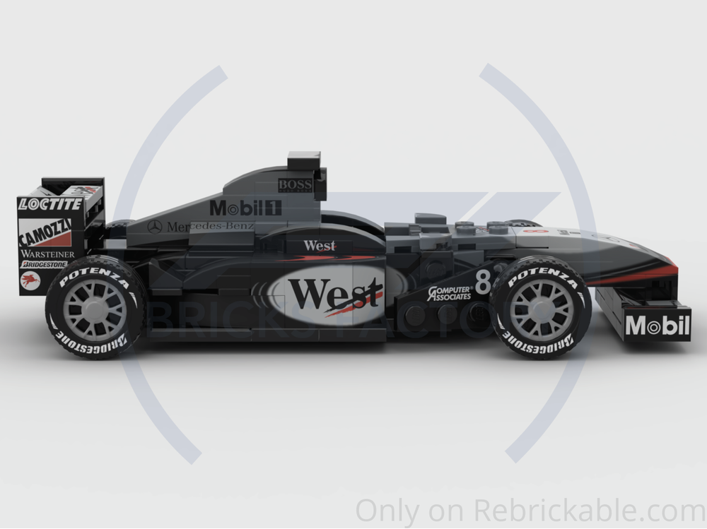 Lego Moc F1 Mclaren Mp413 By Pit Lane Bricks Factory Rebrickable