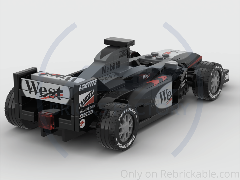 Lego Moc F1 Mclaren Mp413 By Pit Lane Bricks Factory Rebrickable