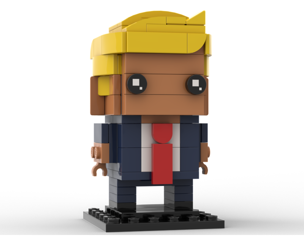 LEGO MOC Donald Trump & JD Vance Brickheadz by Brickland Hills ...