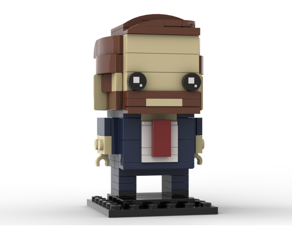 LEGO MOC Donald Trump & JD Vance Brickheadz by Brickland Hills ...