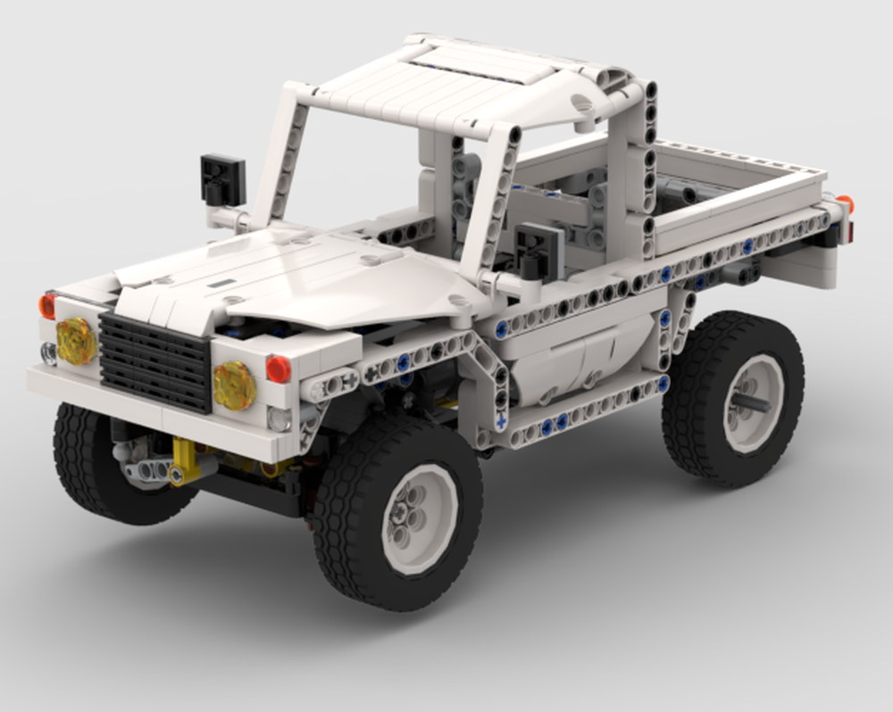 LEGO MOC Oldschool 4x4 offroad vehicle by northern07 | Rebrickable ...