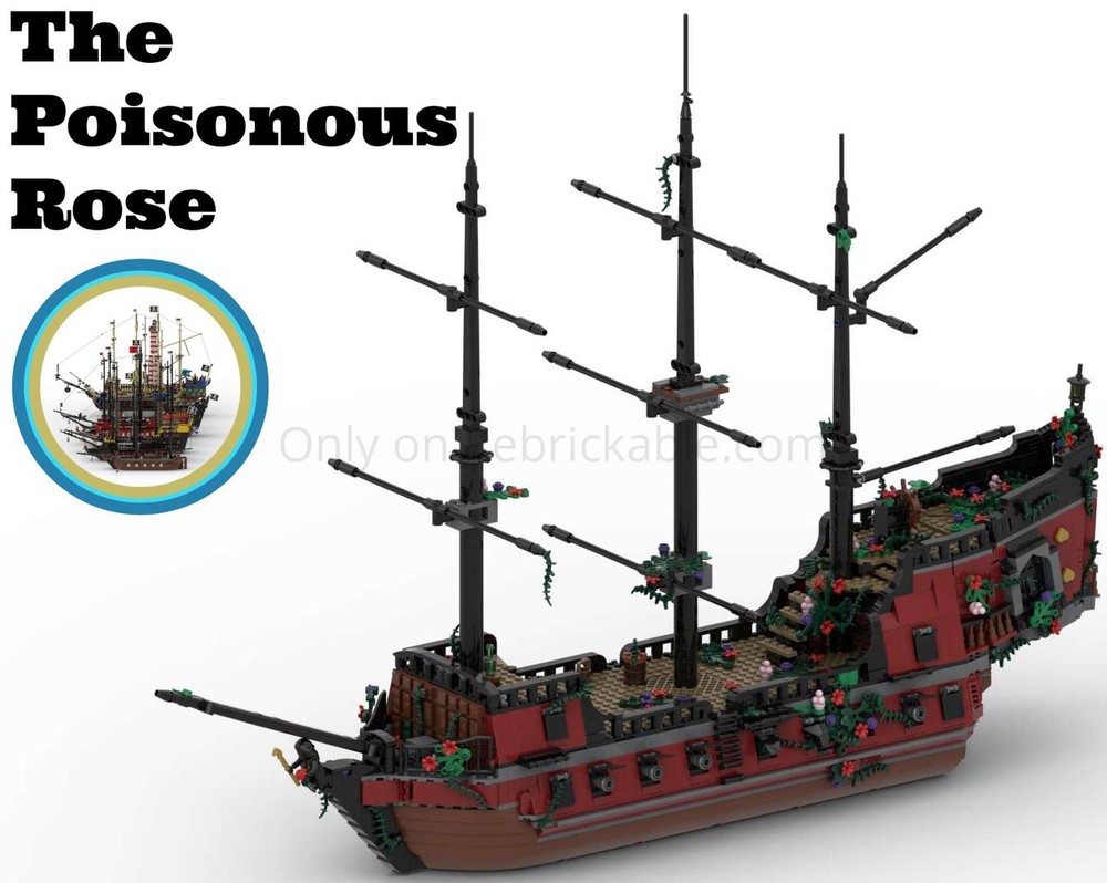 LEGO MOC The Poisonous Rose | Pirate Ship by The Pirate Shipwright ...