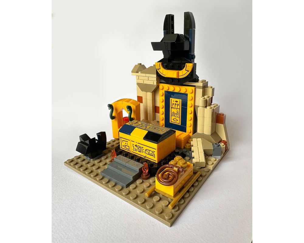 Lego Moc Pharaoh Tomb By Akachi Rebrickable Build With Lego