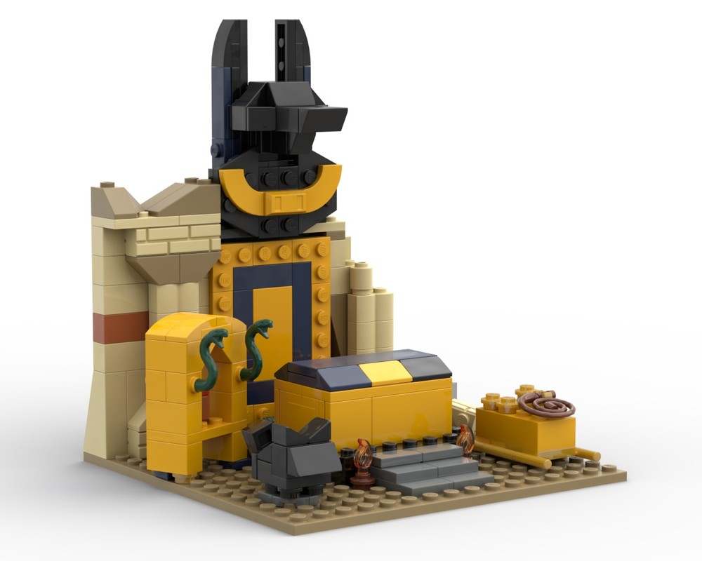 Lego Moc Pharaoh Tomb By Akachi Rebrickable Build With Lego