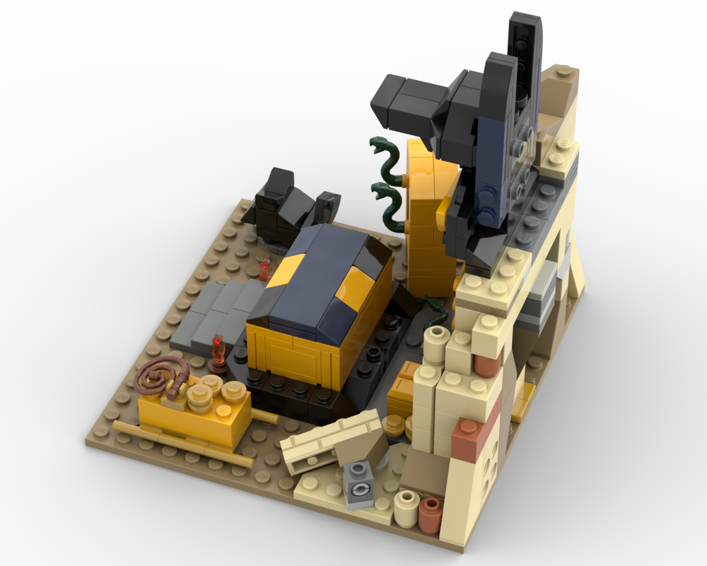 Lego Moc Pharaoh Tomb By Akachi Rebrickable Build With Lego