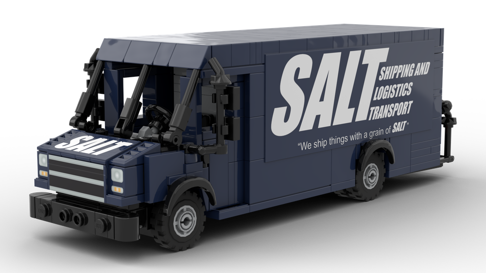 LEGO MOC Utilimaster Step Van by Yellow.LXF | Rebrickable - Build with LEGO