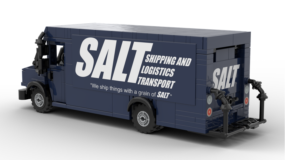 LEGO MOC Utilimaster Step Van by Yellow.LXF | Rebrickable - Build with LEGO