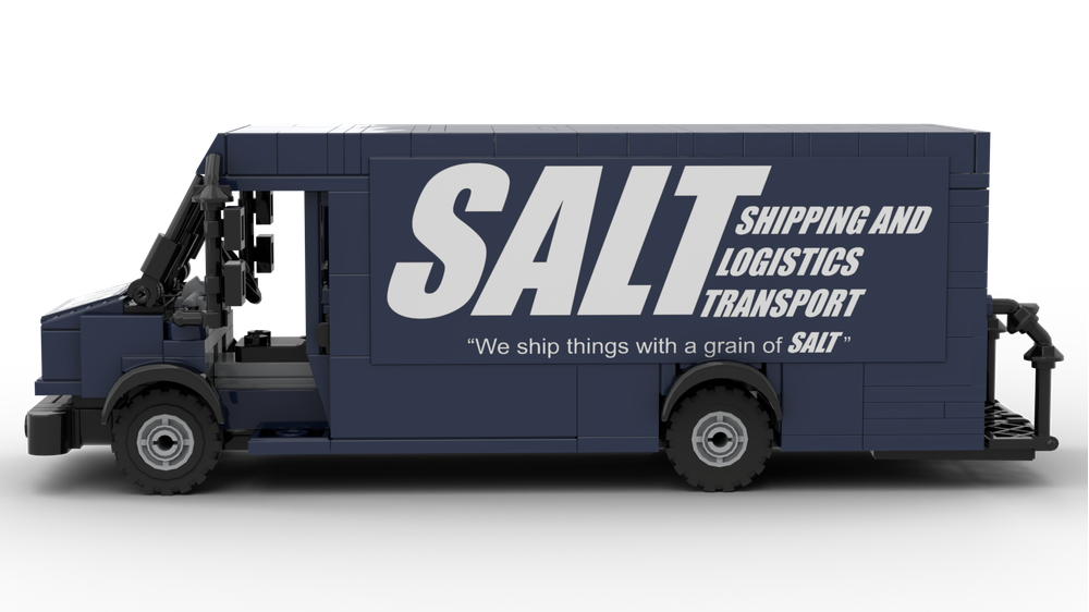 LEGO MOC Utilimaster Step Van by Yellow.LXF | Rebrickable - Build with LEGO