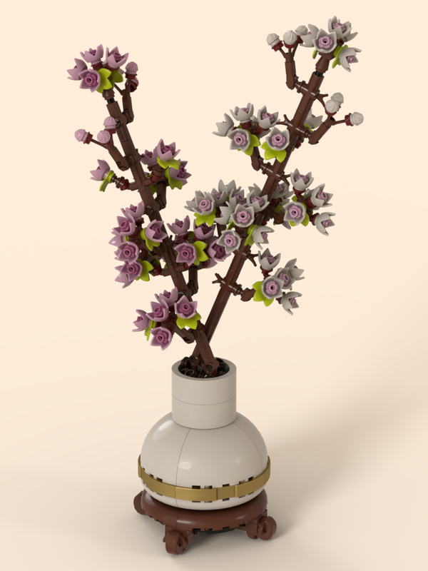 LEGO MOC Cherry Blossoms in a Pot by bodmaniac | Rebrickable - Build ...