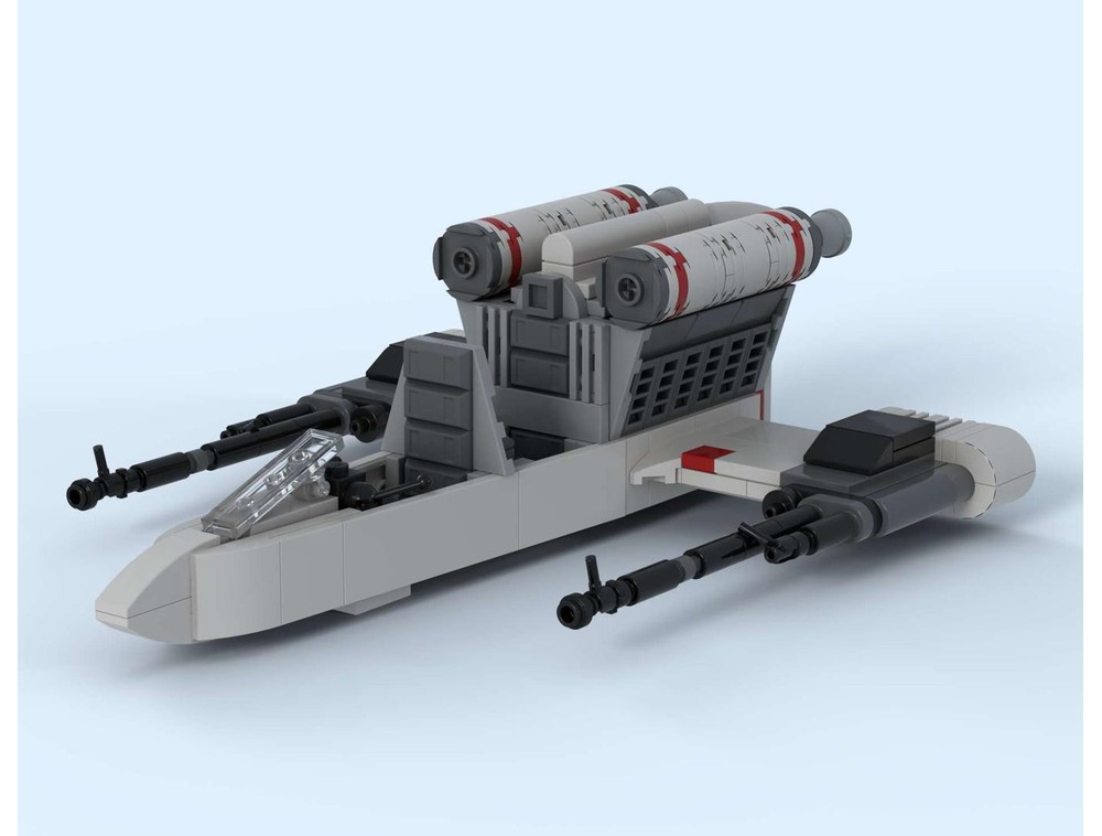 Lego Moc T 13 Airspeeder By Victorbuilds Rebrickable Build With Lego