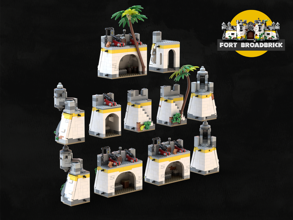 LEGO MOC Standard Wall Module Bundle - Fort Broadbrick by Vanestream ...
