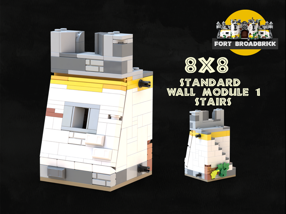 Lego Moc Standard Wall Module Bundle Fort Broadbrick By Vanestream