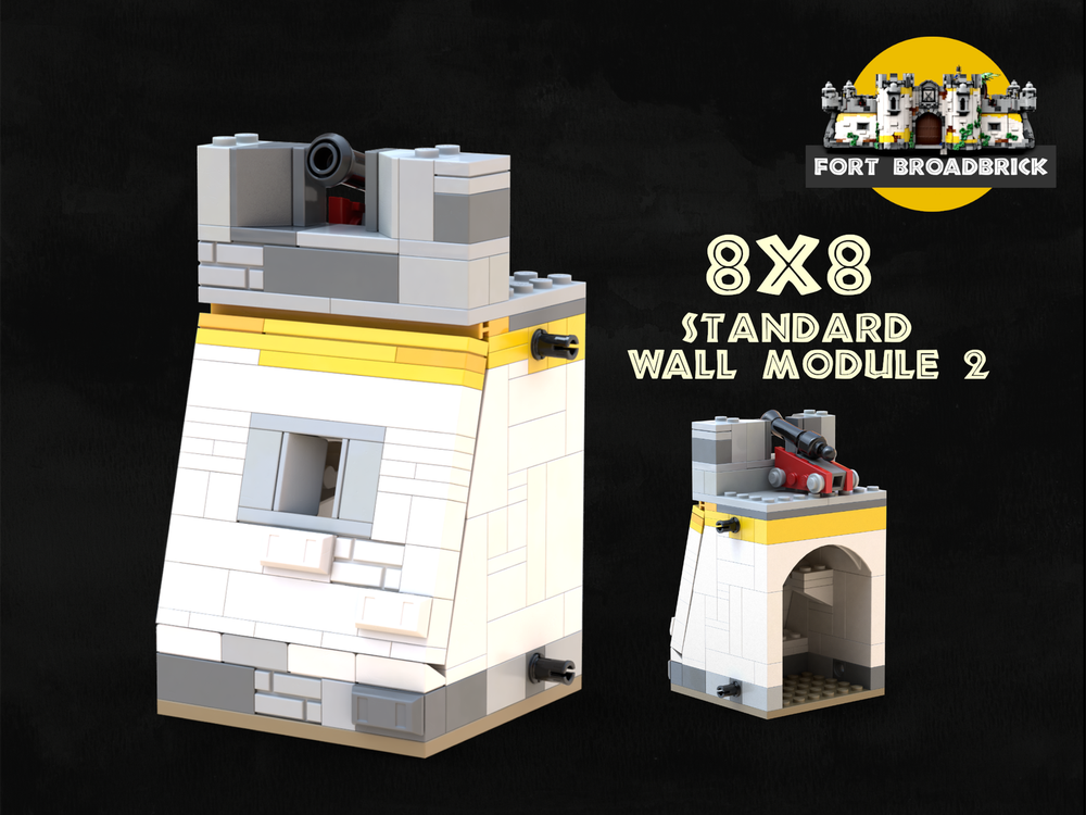 LEGO MOC Standard Wall Module Bundle - Fort Broadbrick by Vanestream ...
