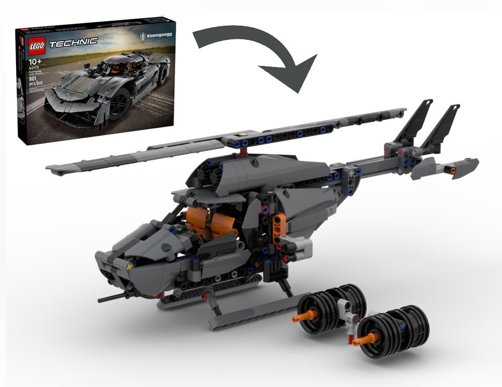 LEGO MOC-201112 42173 Combat helicopter by XaeroZKota | Rebrickable ...