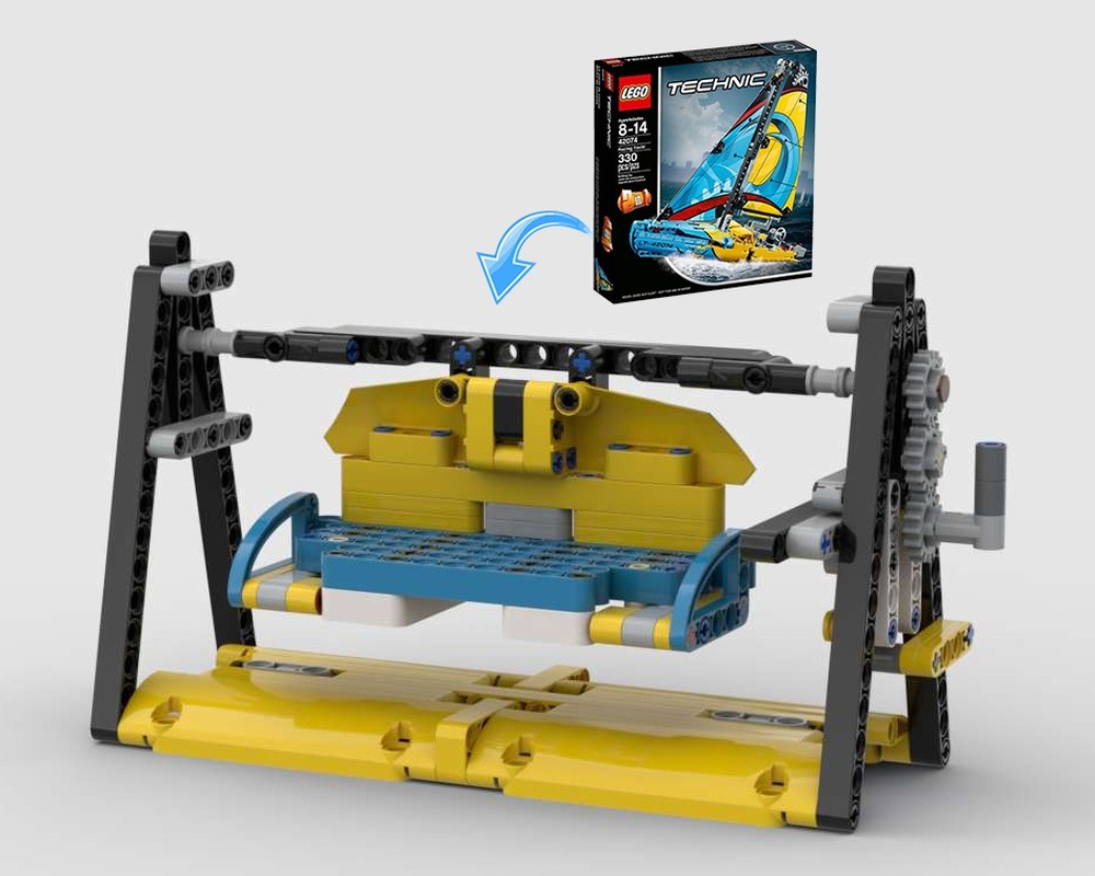 LEGO MOC Garden Swing 42074 Alternative by ErikGS | Rebrickable - Build ...