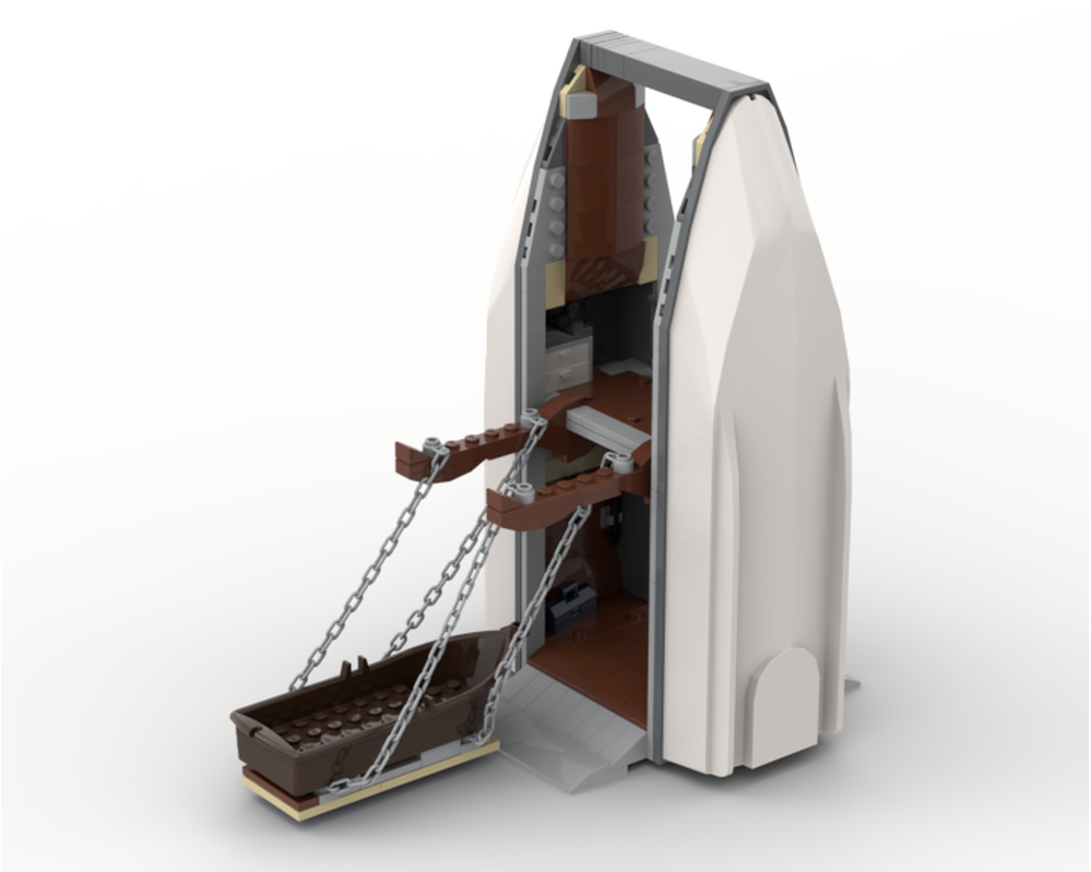 LEGO MOC Dockside Boat Repair by BrickAndBuildsI | Rebrickable - Build ...