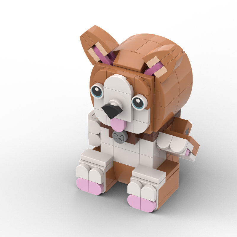 LEGO MOC Lucky Corgi by chuancong | Rebrickable - Build with LEGO