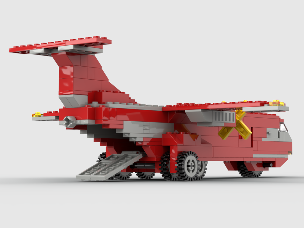 LEGO MOC Cargo Plane 722 by Raptor9889 | Rebrickable - Build with LEGO