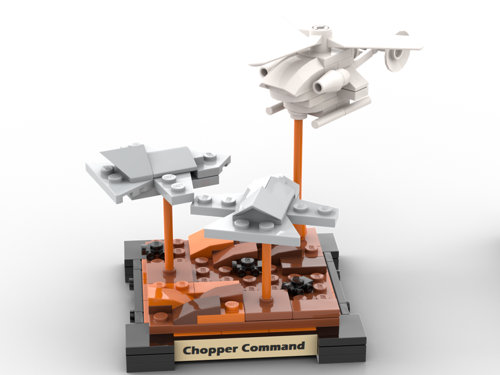 LEGO MOC Chopper Command diorama for Atari by utm1996 | Rebrickable ...