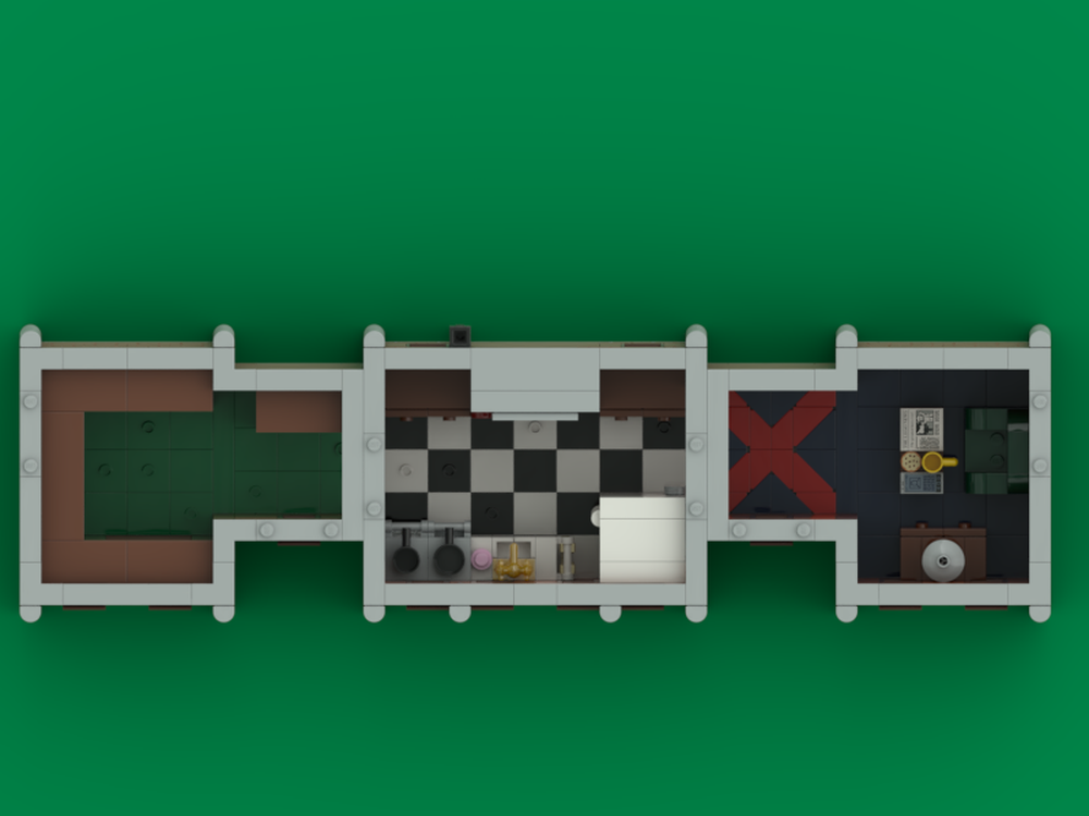 LEGO MOC X mansion floor 3 by CJsBricks | Rebrickable - Build with LEGO