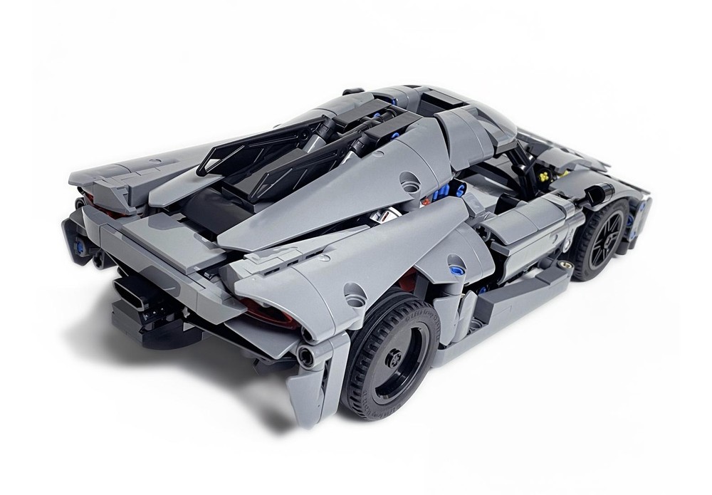 Lego Moc 42173 Koenigsegg Jesko Absolut Rc Mod For Powered Up Motors By