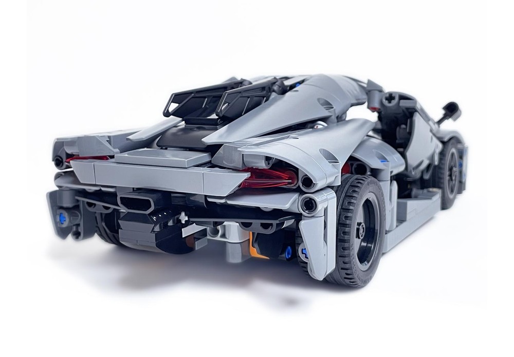 Lego Moc 42173 Koenigsegg Jesko Absolut Rc Mod For Powered Up Motors By