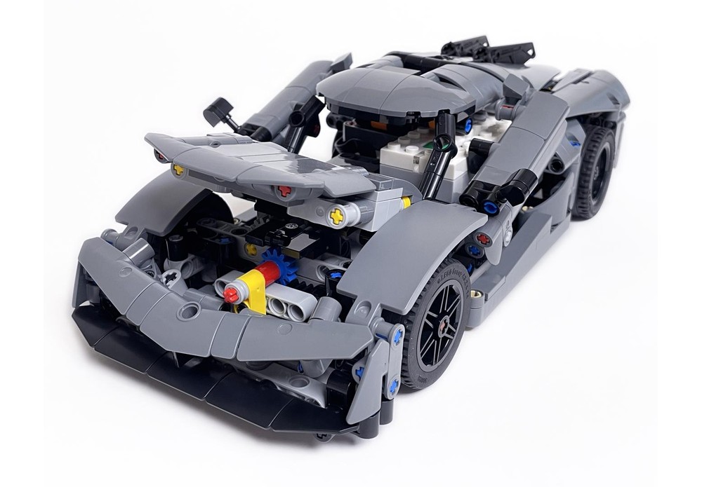 LEGO MOC 42173 Koenigsegg Jesko Absolut RC MOD for Powered Up Motors by ...