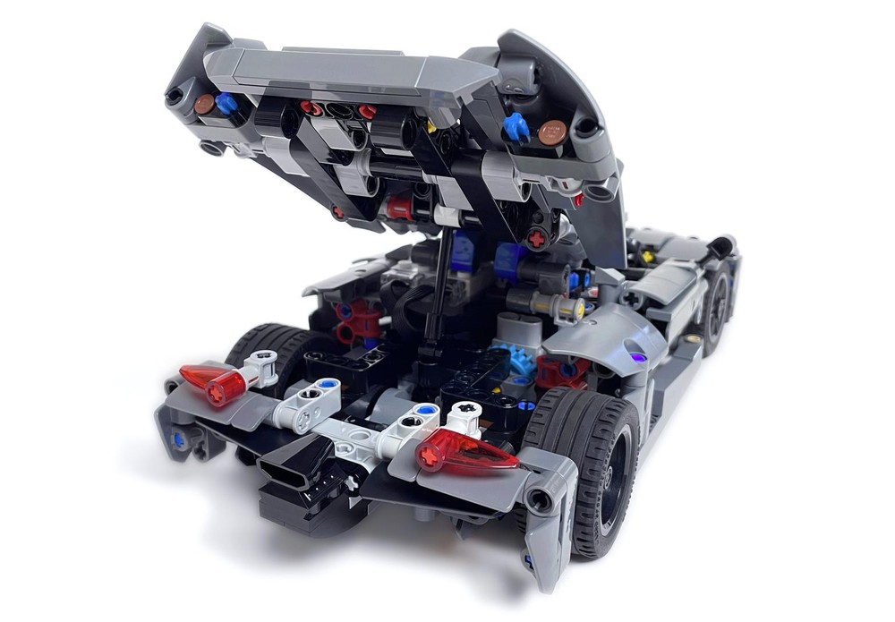 LEGO MOC 42173 Koenigsegg Jesko Absolut RC MOD for Powered Up Motors by ...