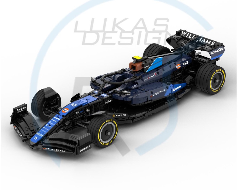 LEGO MOC Williams F1 Racing FW46 (Default and Special Livery) 1:8 Scale ...