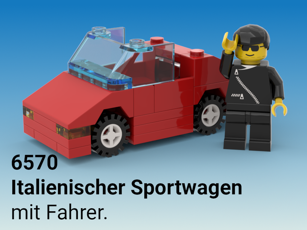 LEGO MOC 6570 Italienischer Sportwagen - Italian sports car by Second ...