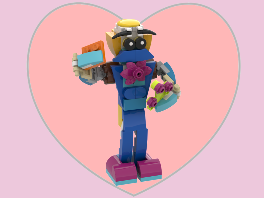LEGO MOC Dapper Courting Robot by DoesTheBrick | Rebrickable - Build ...