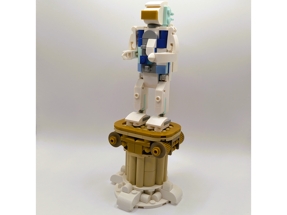 Lego Moc 40691 Astronaut By Dafeld Rebrickable Build With Lego