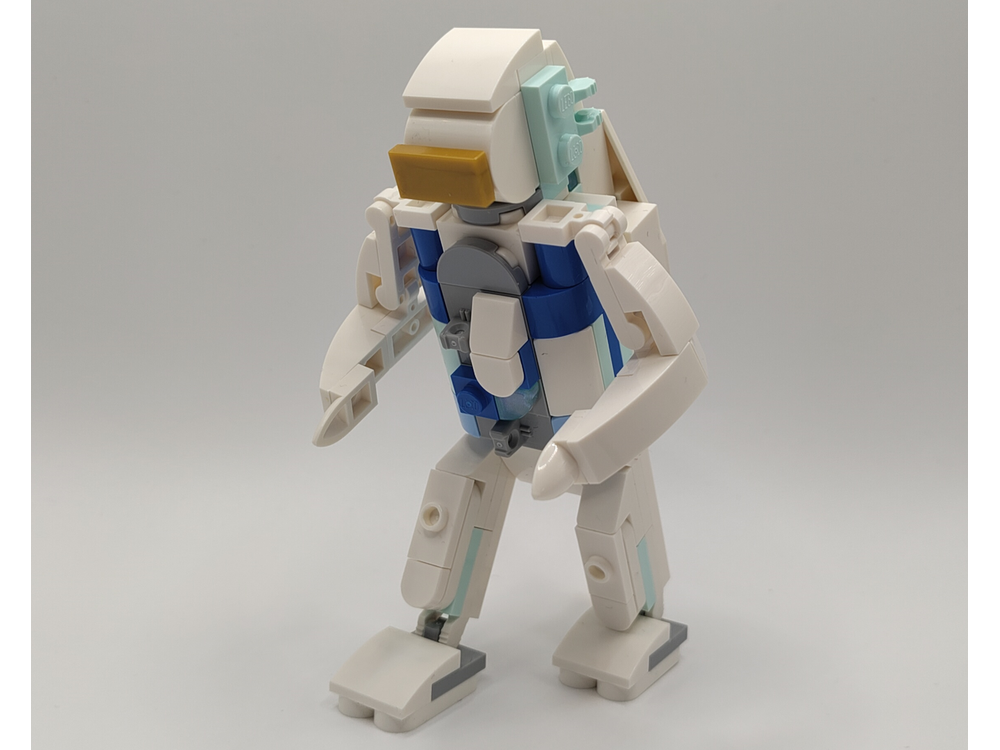 Lego Moc 40691 Astronaut By Dafeld Rebrickable Build With Lego