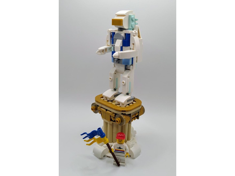 Lego Moc 40691 Astronaut By Dafeld Rebrickable Build With Lego
