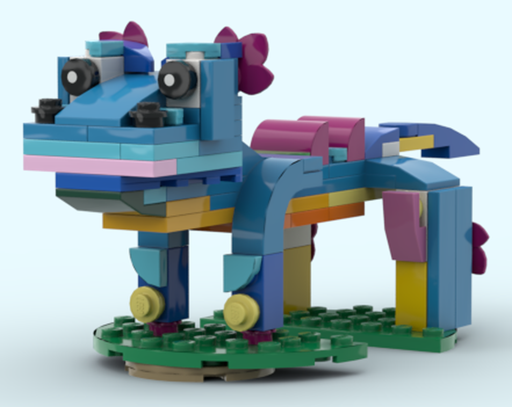 LEGO MOC The Dragon Gecko by SuperEagle09 | Rebrickable - Build with LEGO