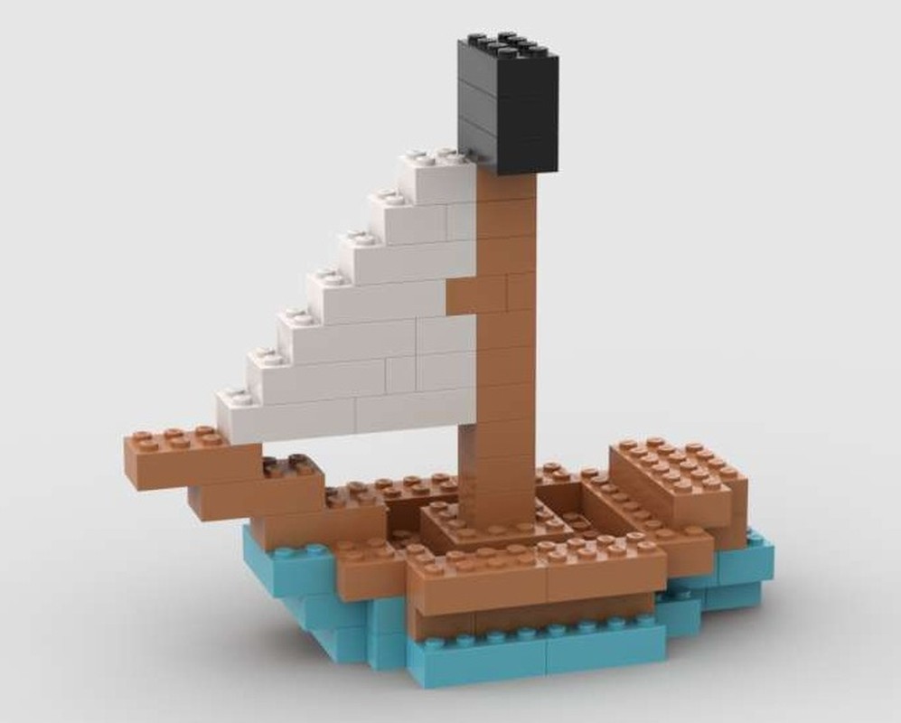 LEGO MOC Sailing Ship by DuduMo | Rebrickable - Build with LEGO