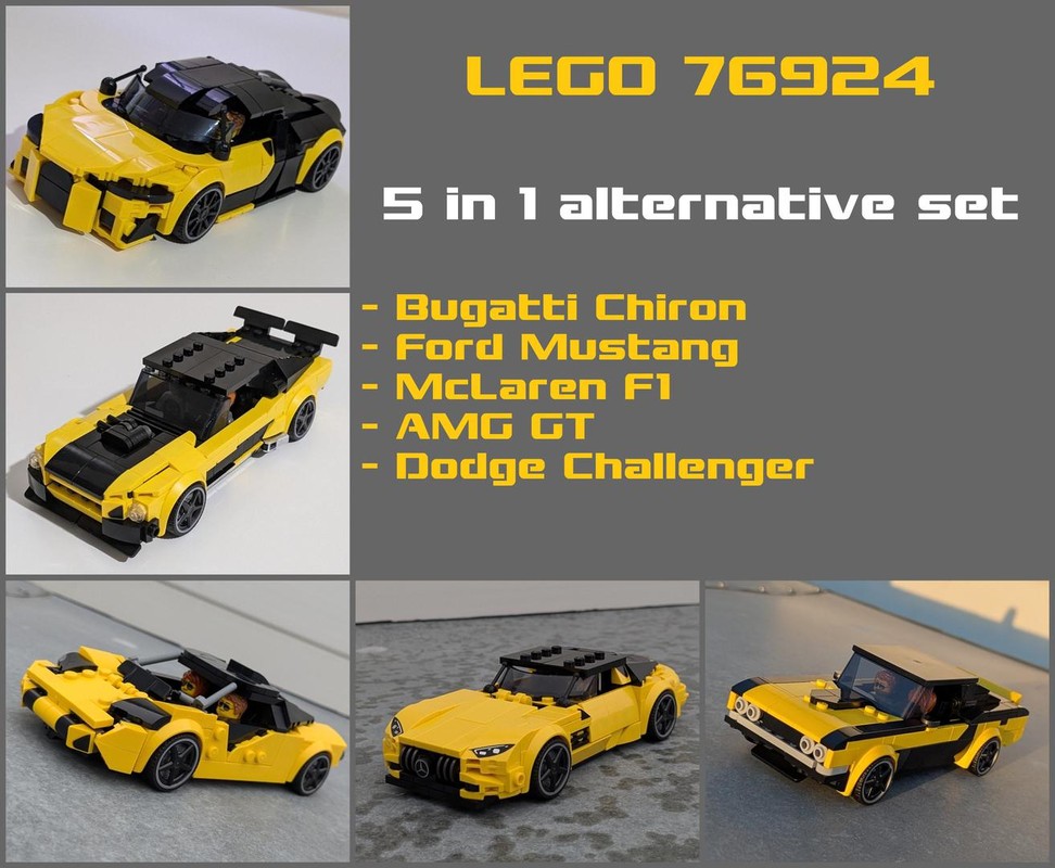 LEGO MOC 76924 5 in 1 alternative set by Kirvet | Rebrickable - Build ...