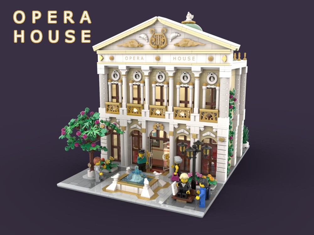 LEGO MOC Opera House by Croissant_bricks | Rebrickable - Build with LEGO