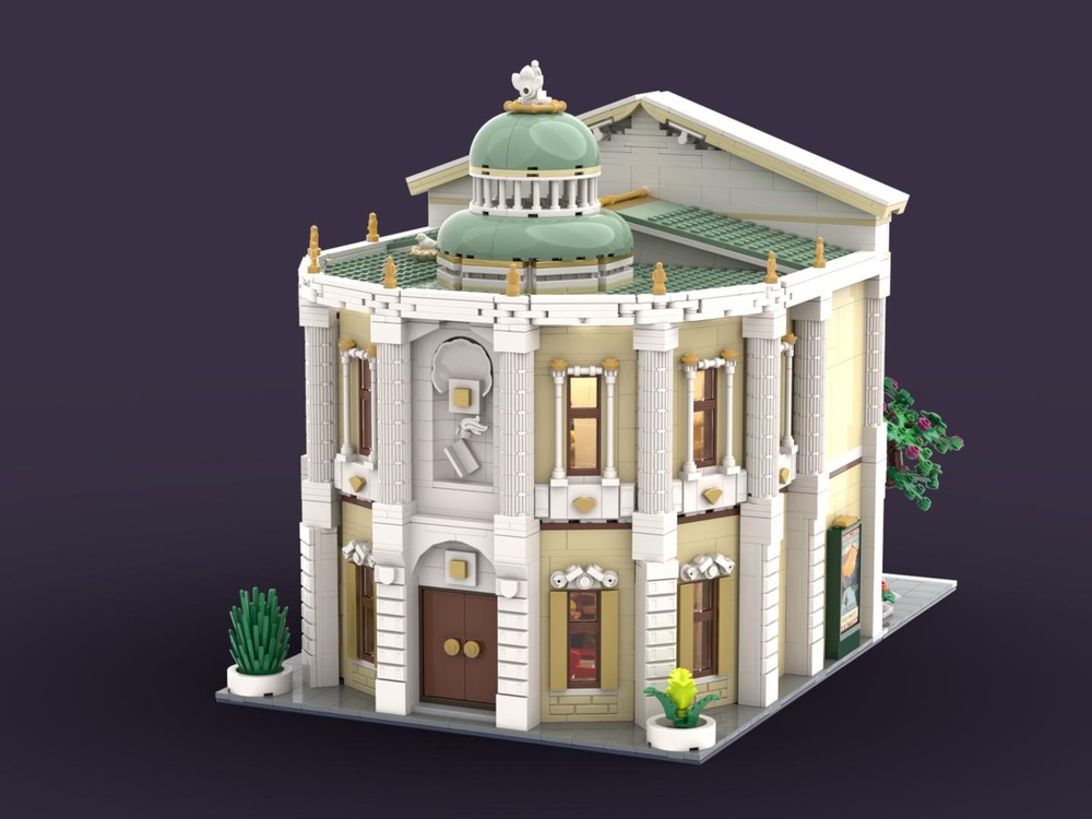 Lego Moc Opera House By Croissantbricks Rebrickable Build With Lego