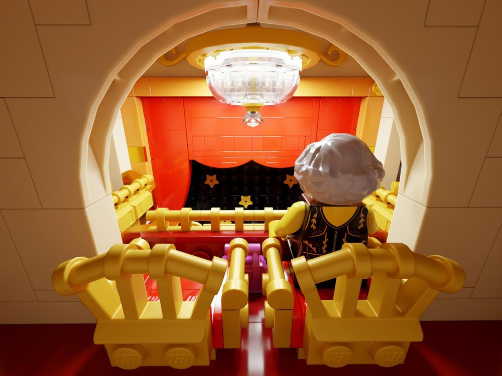 Lego Moc Opera House By Croissantbricks Rebrickable Build With Lego