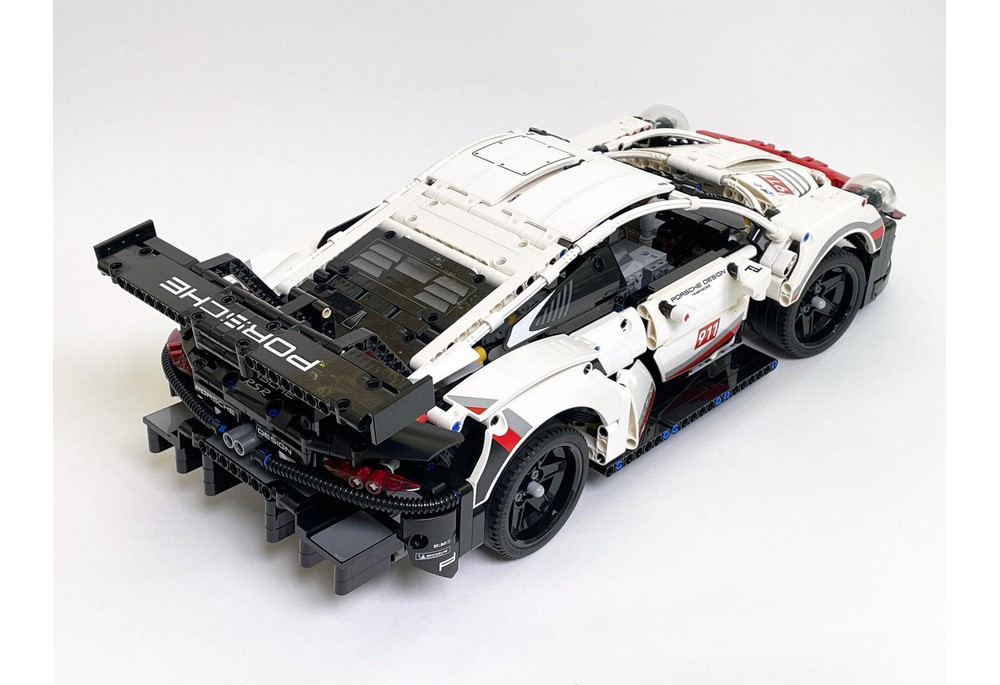 Lego Moc 42096 Porsche 911 Rsr Rc Mod For Power Function Motors By